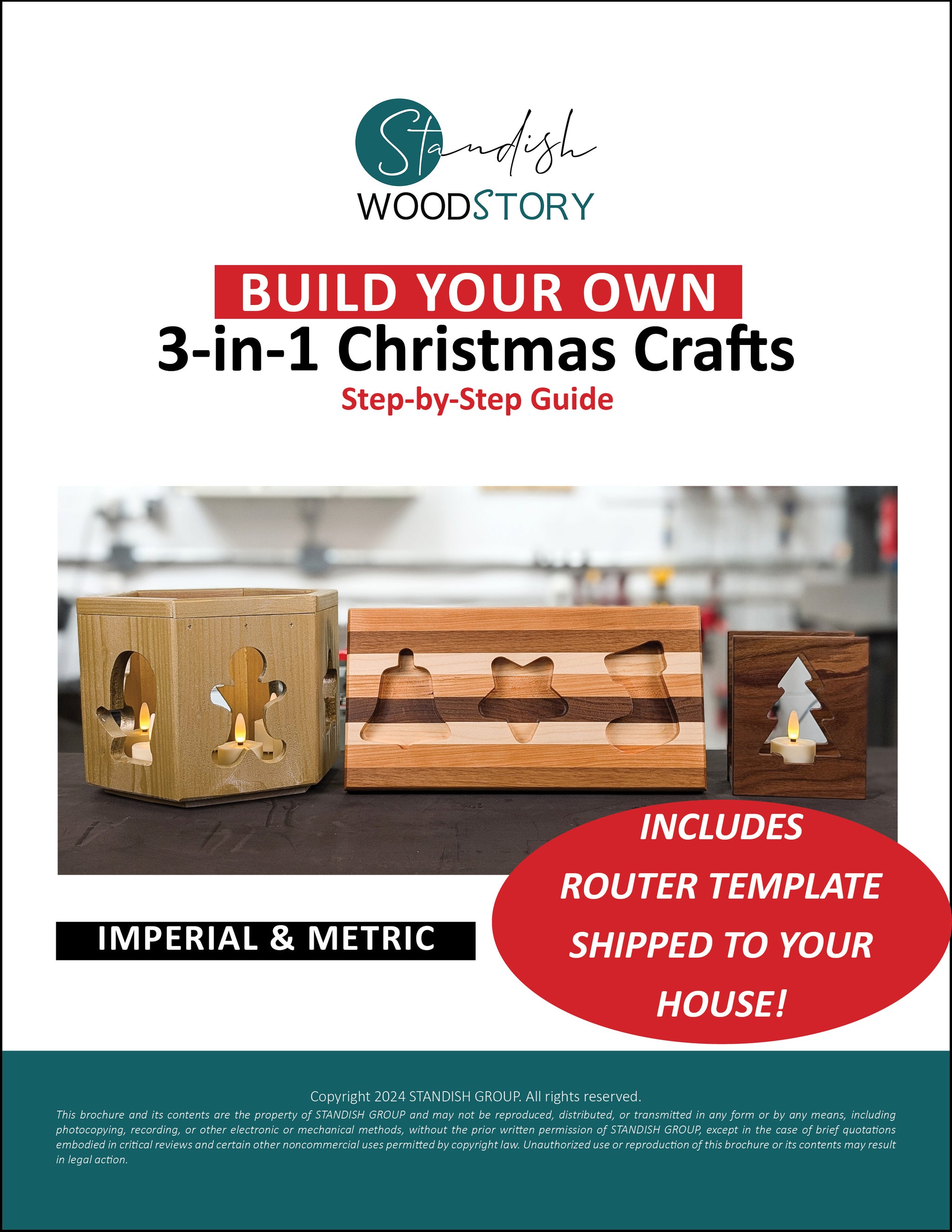 3-in-1 Christmas Crafts + Router Templates – Standish WoodStory